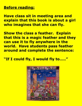 TAR BEACH BY FAITH RINGGOLD READING COMPREHENSION WITH ACTIVITIES UNIT