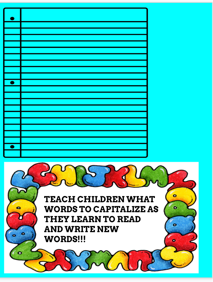 CAPITALIZATION IN THE PRIMARY GRADES LESSONS & PRACTICE WORKSHEETS ...