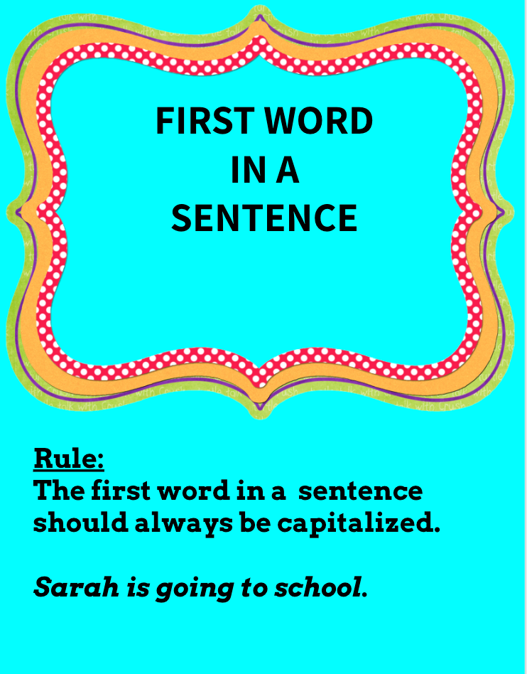 CAPITALIZATION IN THE PRIMARY GRADES LESSONS & PRACTICE WORKSHEETS ...