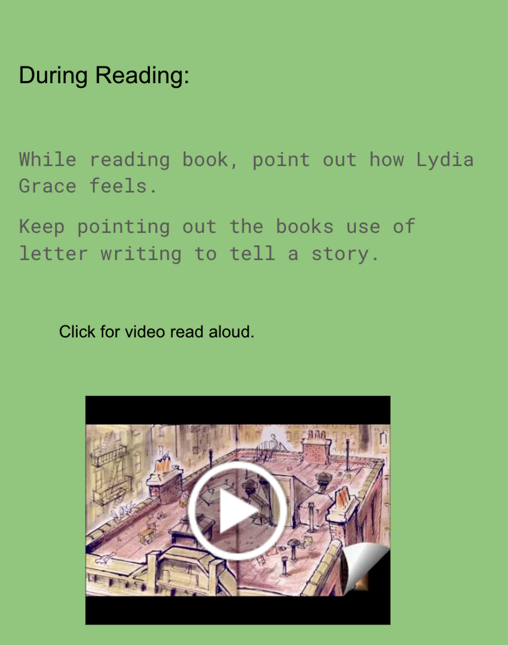 THE GARDENER BY SARAH STEWART READING COMPREHENSION & ACTIVITY UNIT ...