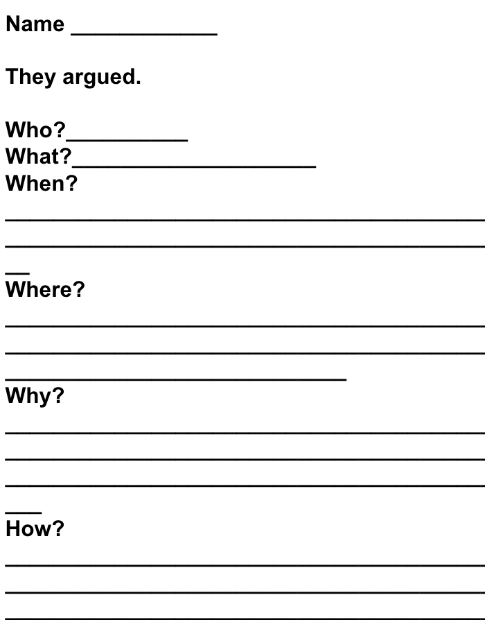 WRITING SENTENCES WITH MORE DETAILS TEACHING GUIDE