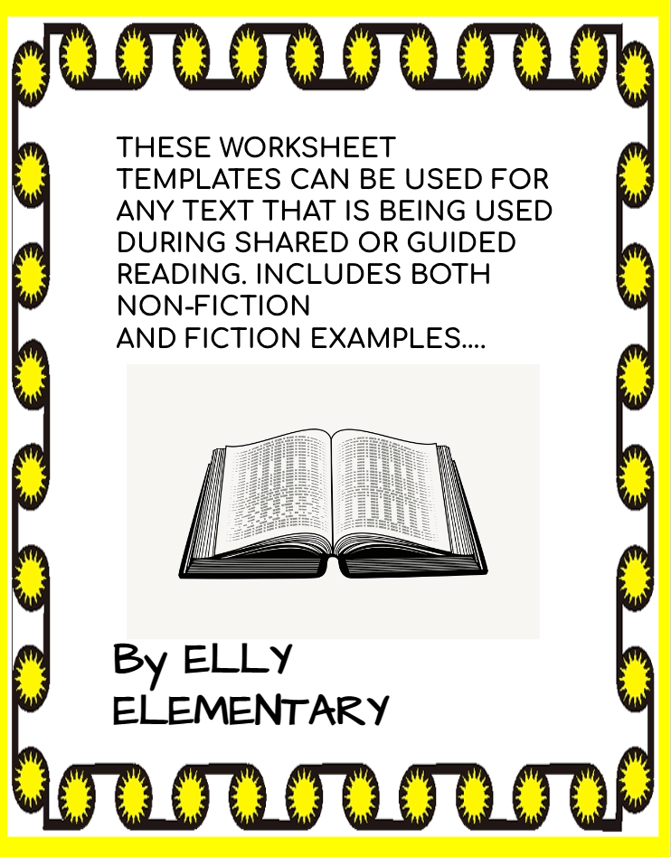 TEXT SUMMARIZING WORKSHEET TEMPLATES - FICTION & NON-FICTION - Amped Up ...