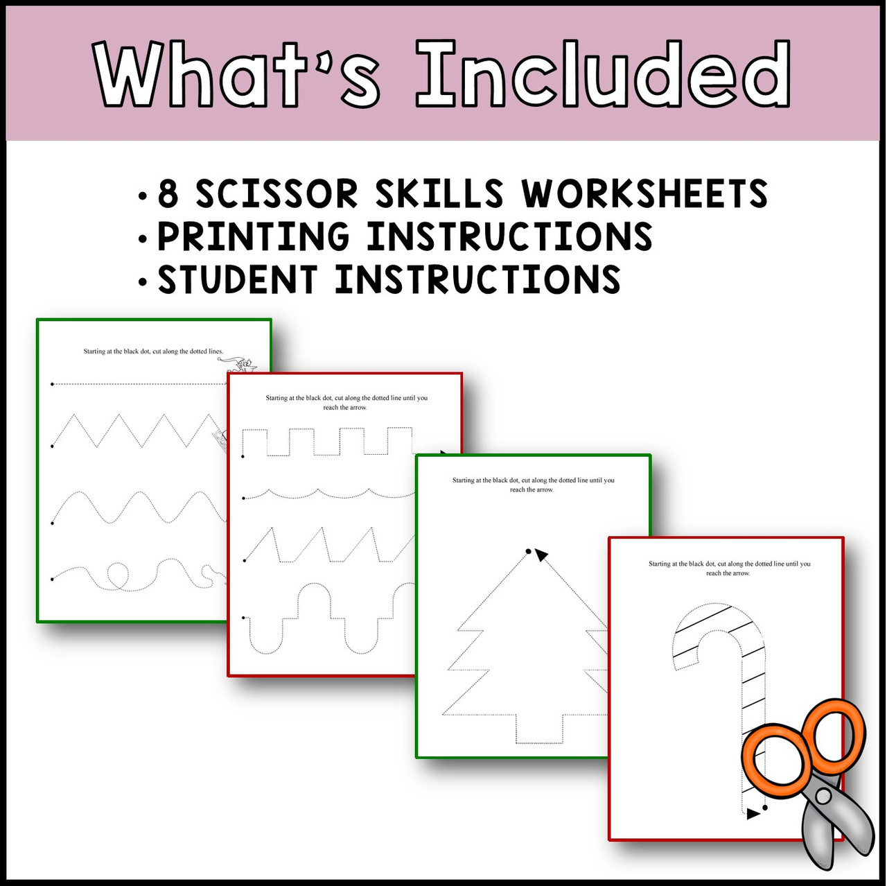 Christmas Scissor Skills