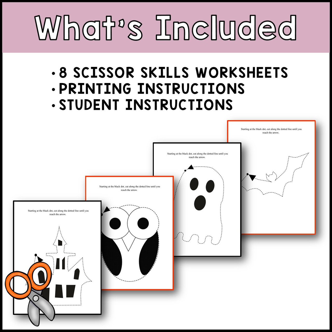 Halloween Scissor Skills