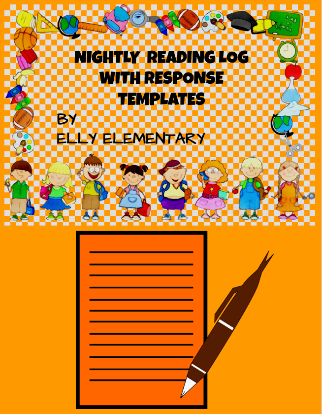 NIGHTLY READING LOG & RESPONSE WITH BOOK REPORT TEMPLATES - Amped Up ...