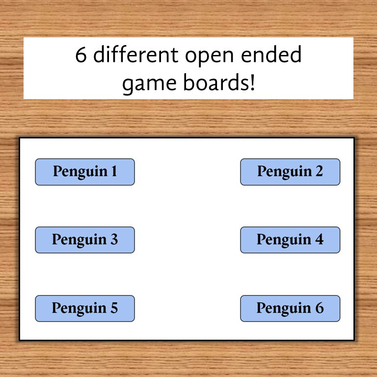 Winter Open Ended Game: Find the Penguins! BOOM Card™ - Amped Up Learning