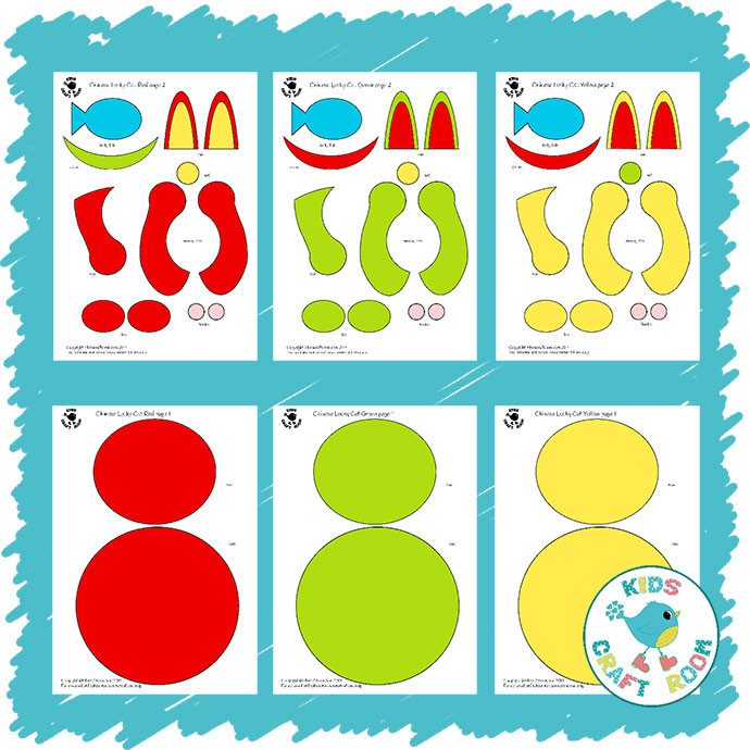 Waving Chinese Lucky Cats - Chinese New Year Craft - Chinese Craft ...