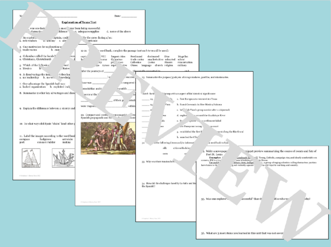 Exploration of Texas Test