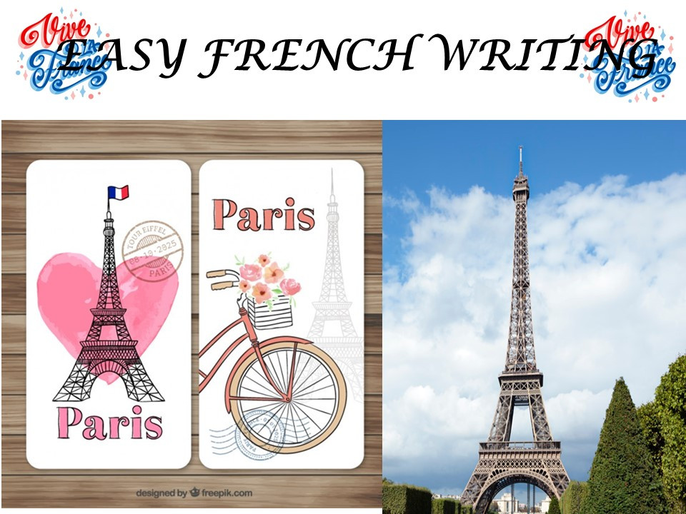 EASY FRENCH WRITING - Amped Up Learning