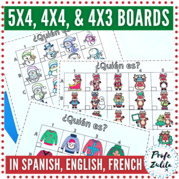 Winter Who am I - Description Guessing Game in English, Spanish ...