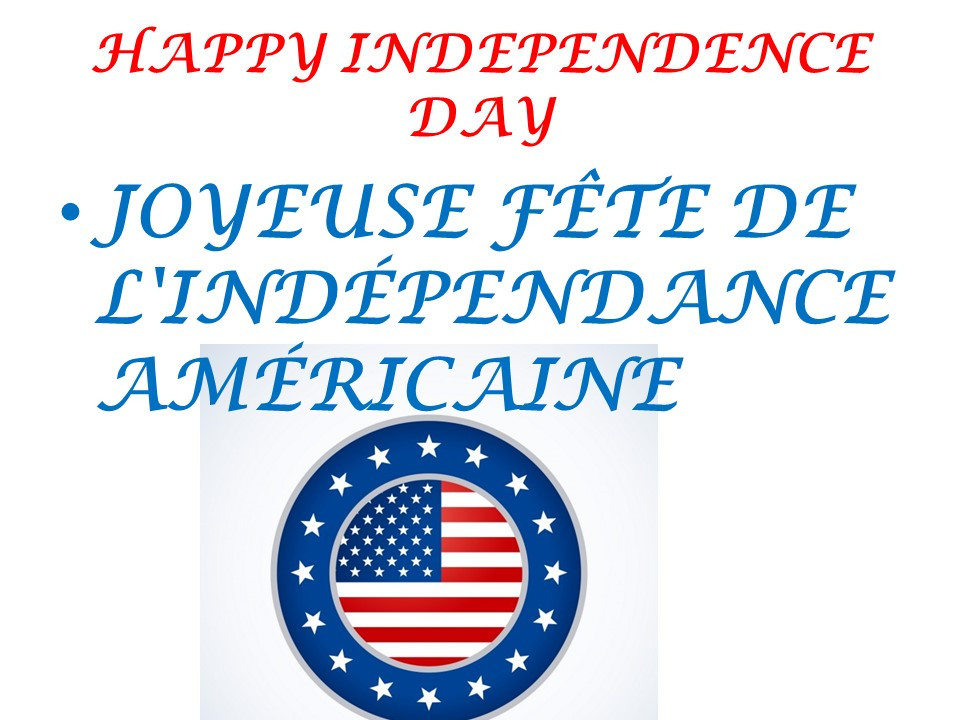 JOYEUSE FÊTE DE L'INDÉPENDANCE AMÉRICAINE - Amped Up Learning