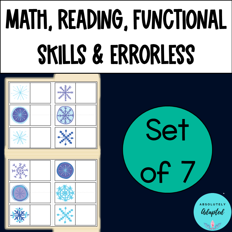 Winter File Folder Activities for Special Education