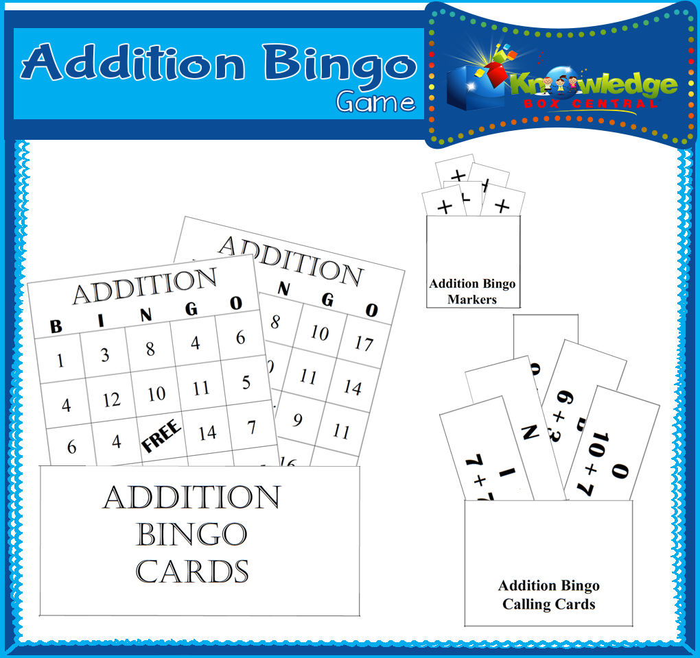 Addition Bingo Game