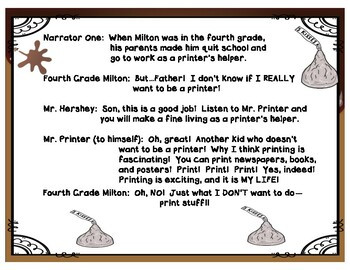 The History of Hershey's Chocolate: A Reader's Theater - Amped Up Learning