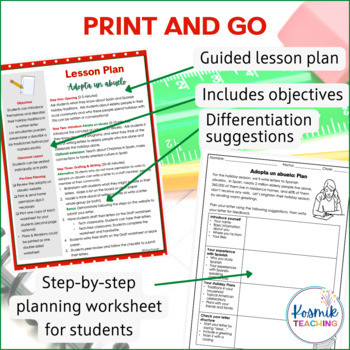 Spanish Winter Writing Activity - Amped Up Learning