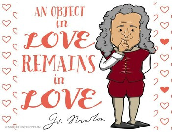Science Puns Historical Valentine
