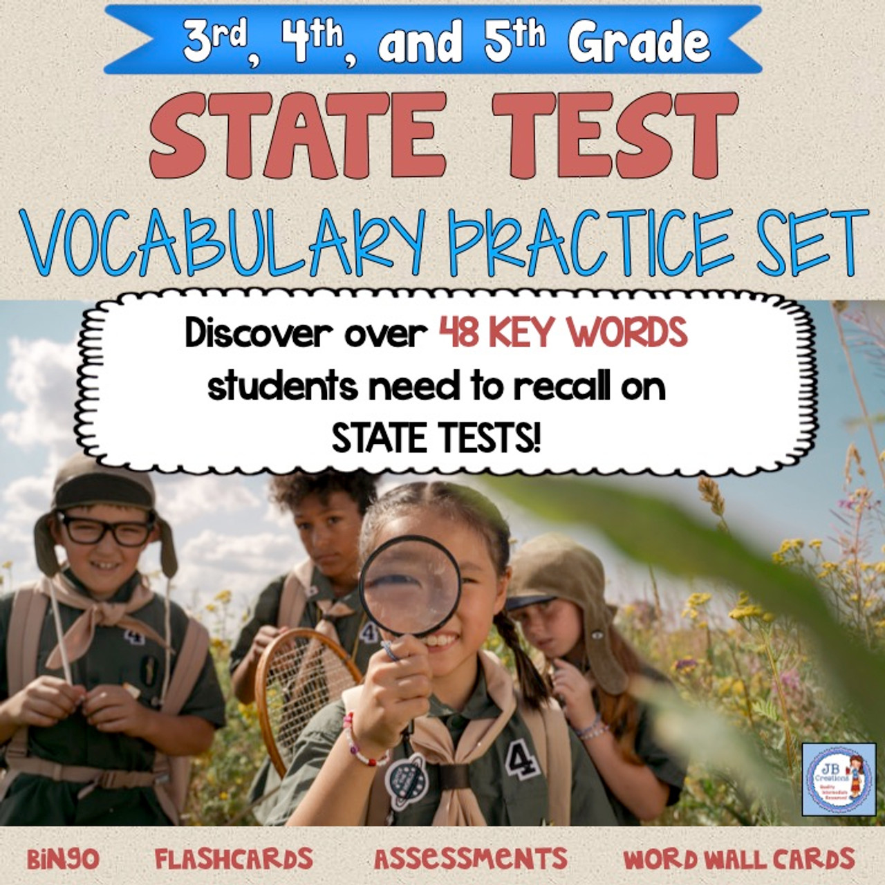 State Test Vocabulary Review Bundle - Amped Up Learning