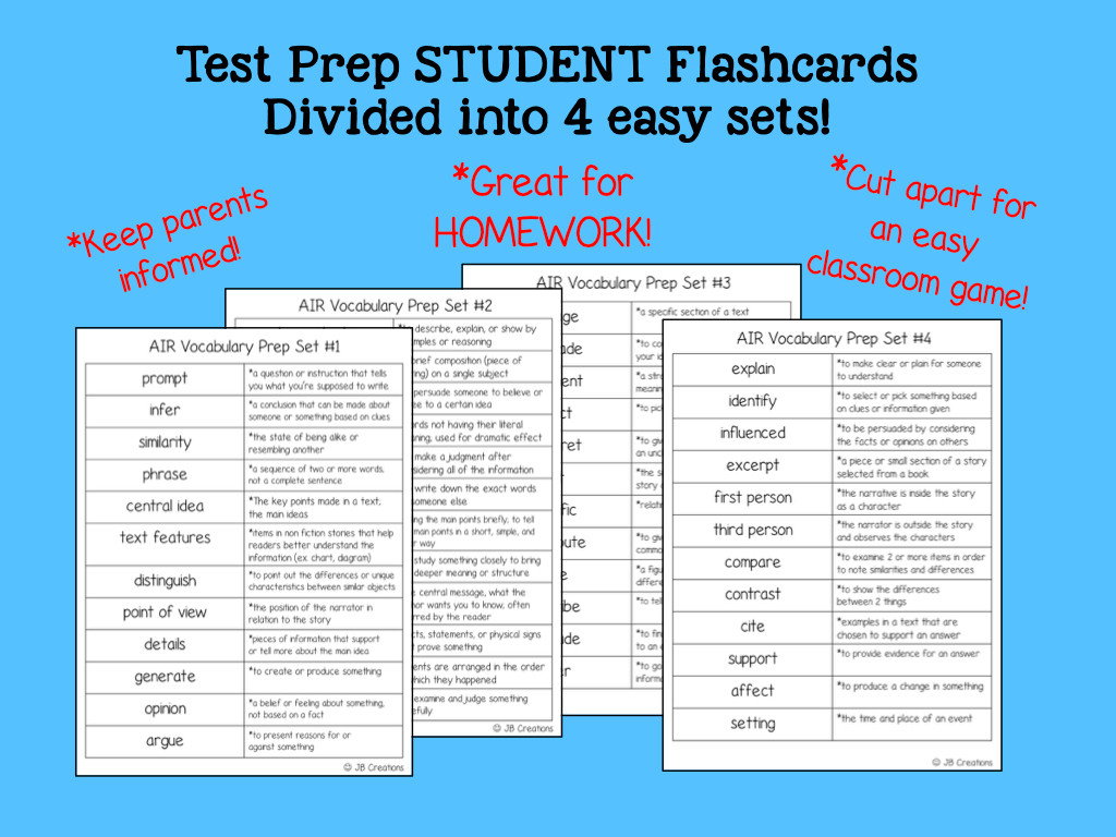 State Test Vocabulary Review Bundle - Amped Up Learning