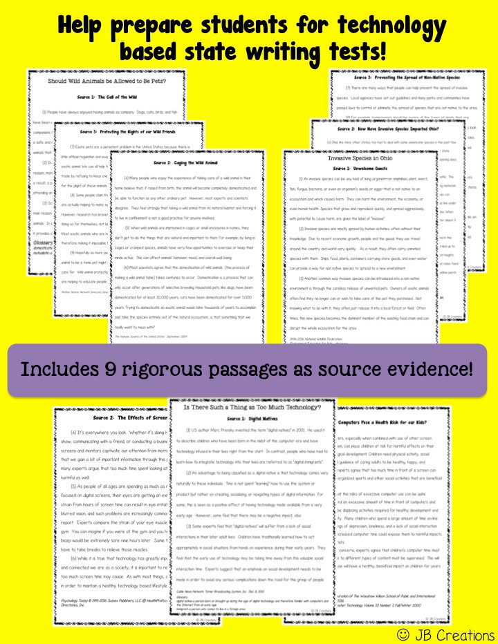 4th and 5th Grade State Writing Test Prep (OST)