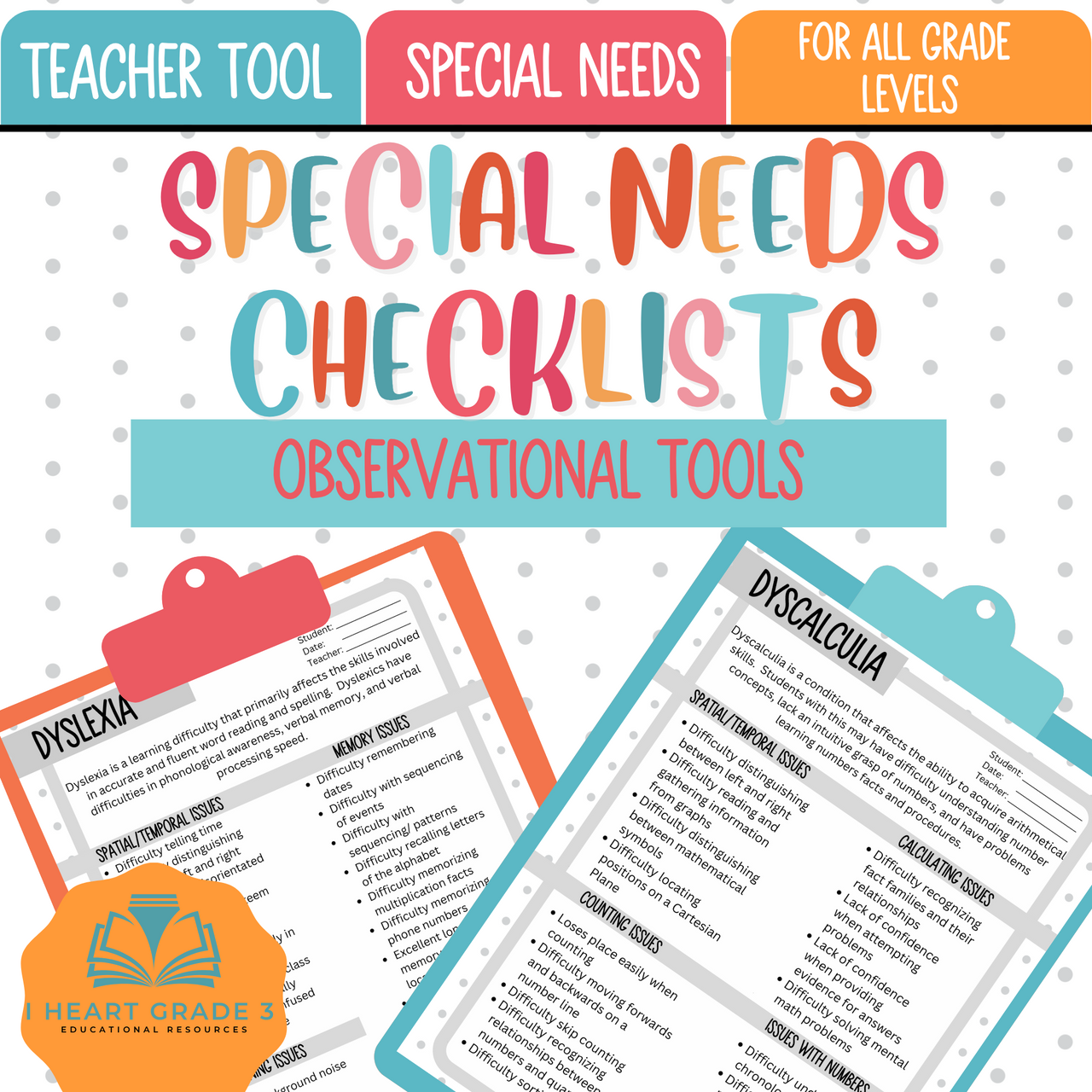 Special Needs Checklist - Amped Up Learning