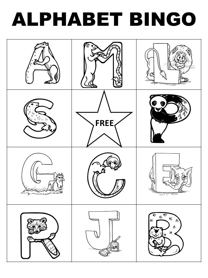 Alphabet Bingo - Amped Up Learning