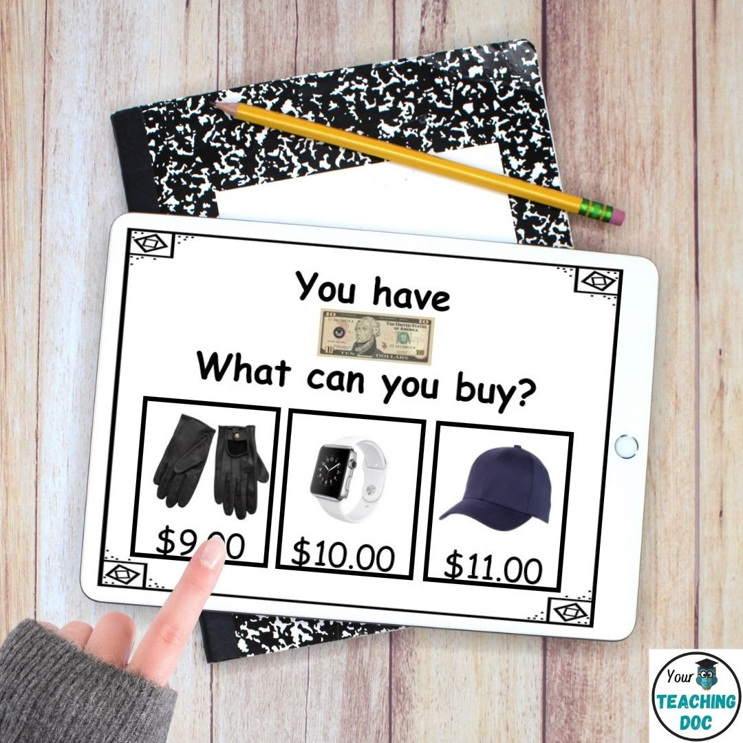 Counting Money: Clothing Store for Life Work Skills PLUS Task Cards ...