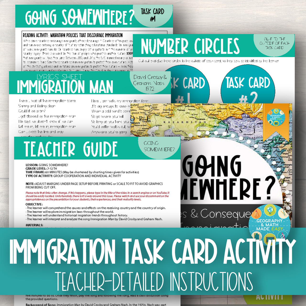 GEOGRAPHY: GOING SOMEWHERE: INTRODUCTION TO IMMIGRATION, MIGRATION
