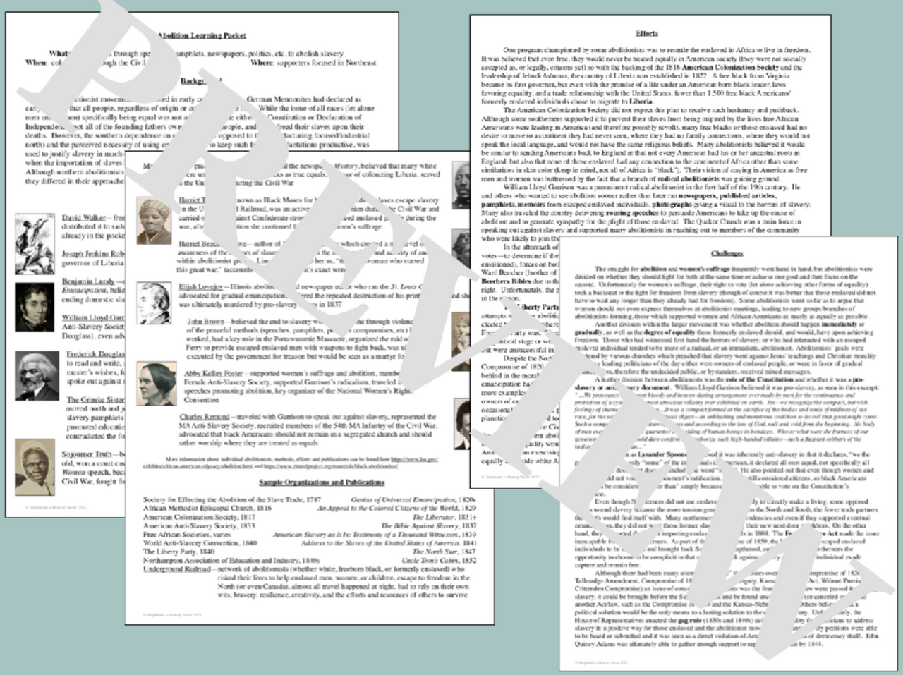 Abolition Learning Packet