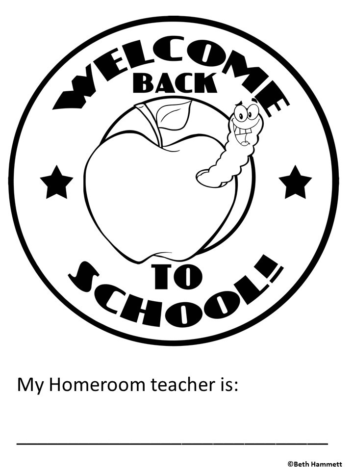 Back to School Writing Activities and Coloring Packet - Amped Up Learning