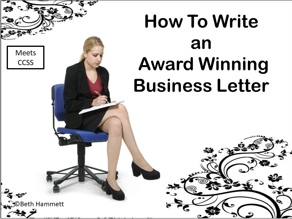 Business Letter Writing - Amped Up Learning