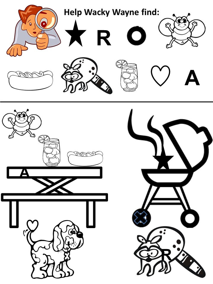 Wacky Wayne's Camping I-Spy - Amped Up Learning