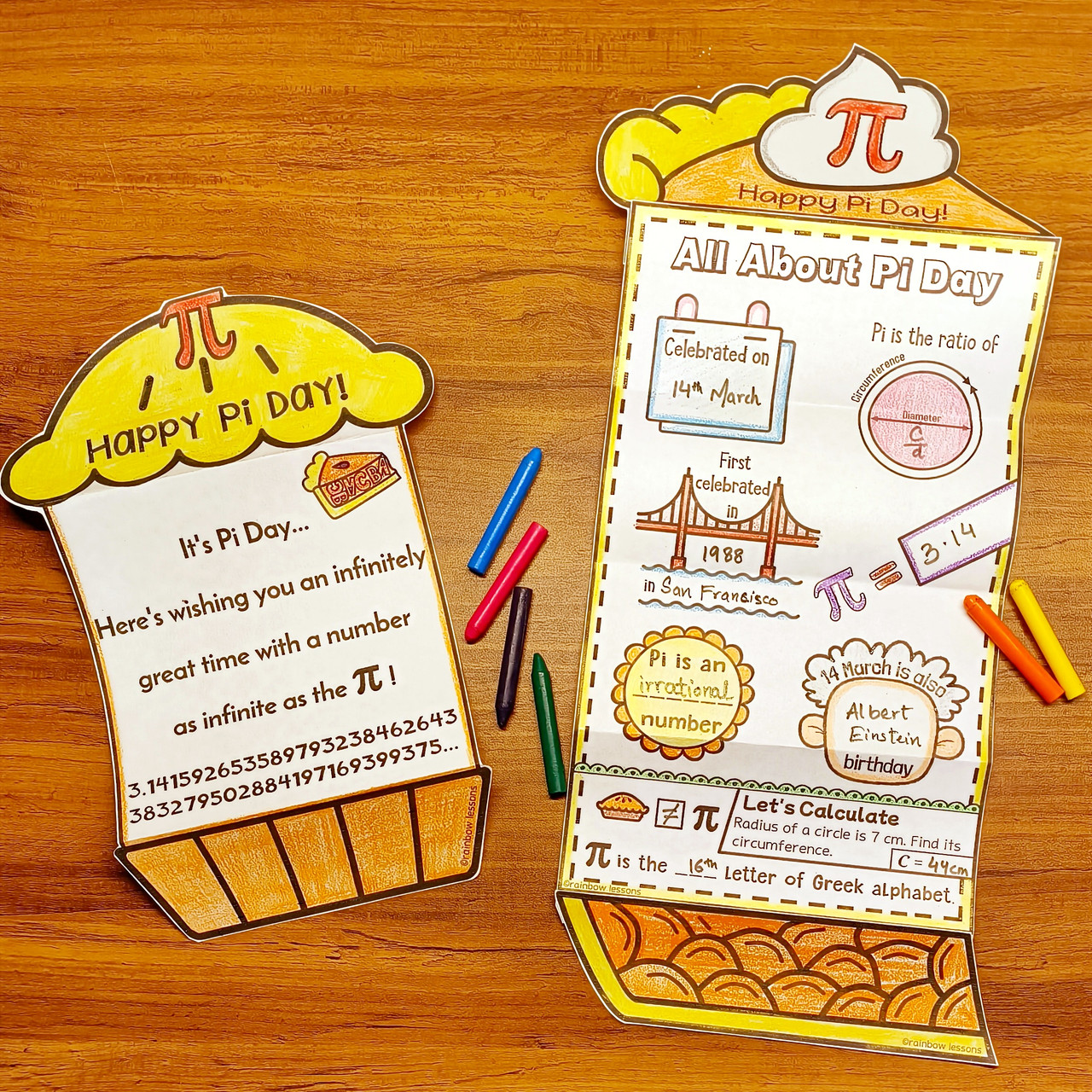Pi Day Writing Crafts | Pi Day Activities | All About Pi Day | Pi Day ...