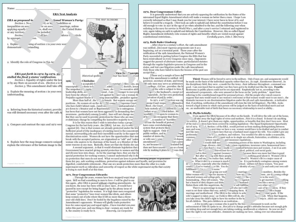 Cold War Primary Source Analysis Bundle