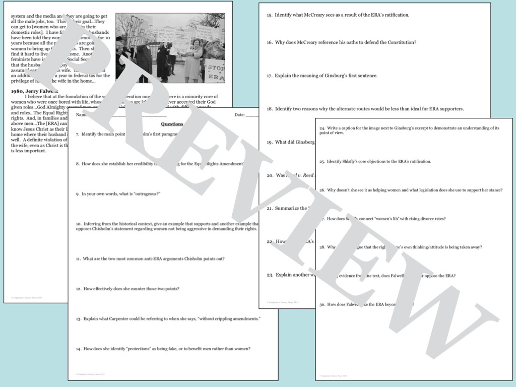 Cold War Primary Source Analysis Bundle