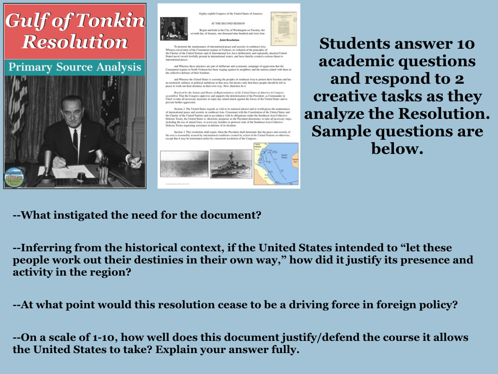 Cold War Primary Source Analysis Bundle