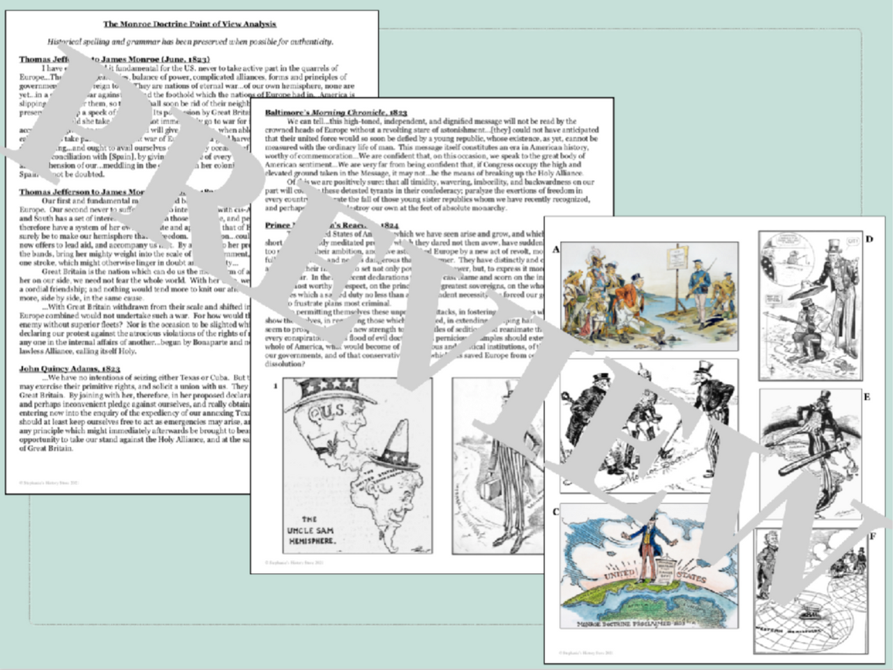 The Monroe Doctrine Point of View Analysis