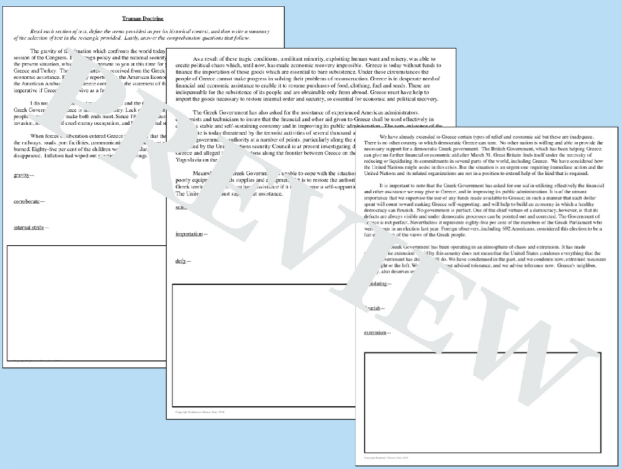 The Truman Doctrine Primary Source Analysis