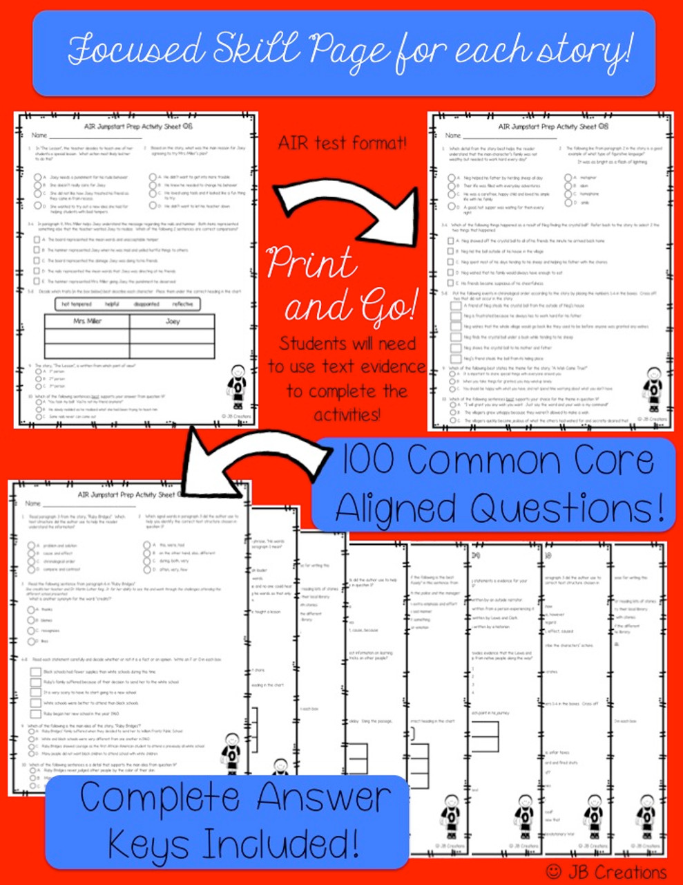 OST 4th Grade Reading Practice Test Set Amped Up Learning ost-4th-grade-reading-practice-test-set-amped-up-learning