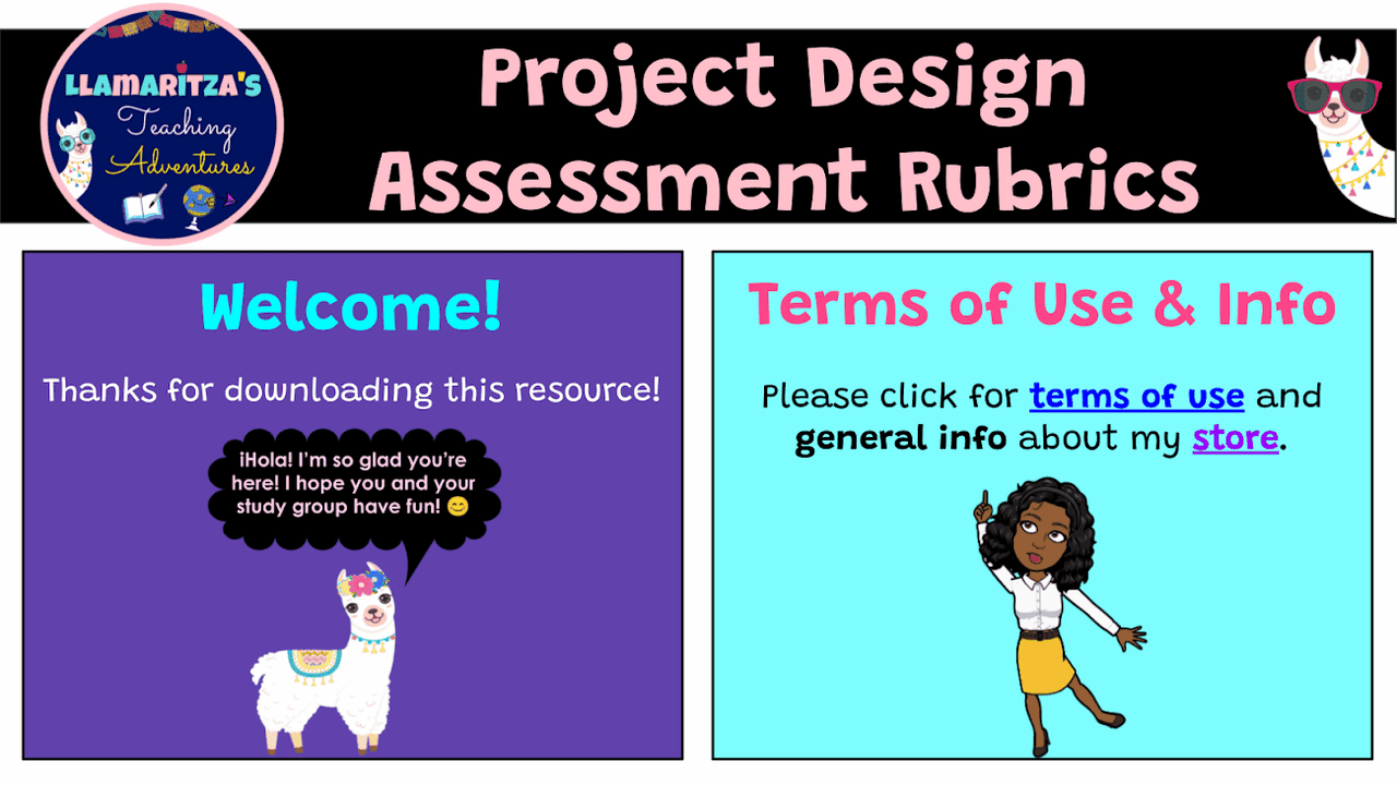 Project Design Assessment Rubrics - Simplified for Easy Grading!
