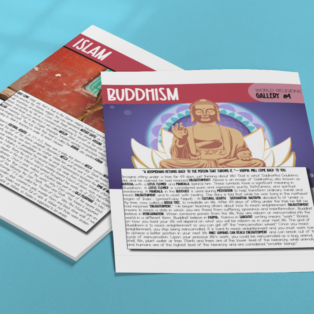 World Religions Gallery Walk