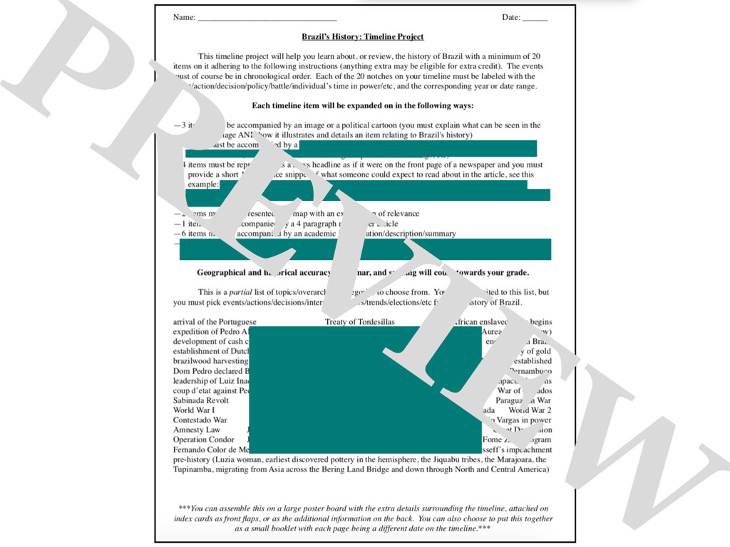South America World Geography BUNDLE