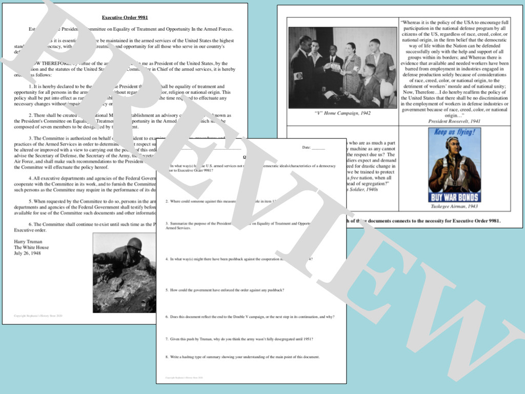 executive order 9981 purpose