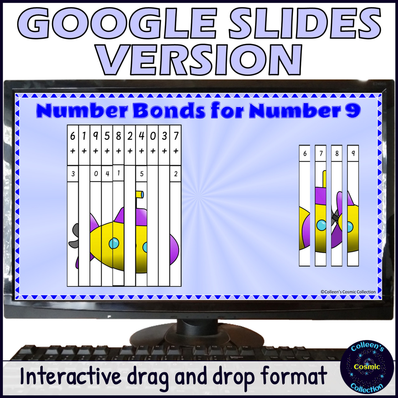 Number Bonds to 10 Practice - Cut and Paste Puzzle - 3-10