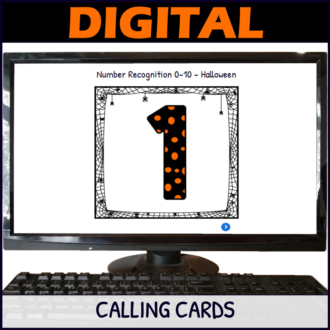 Halloween Number Recognition 0-10 Activity - Bingo Game - Printable and ...