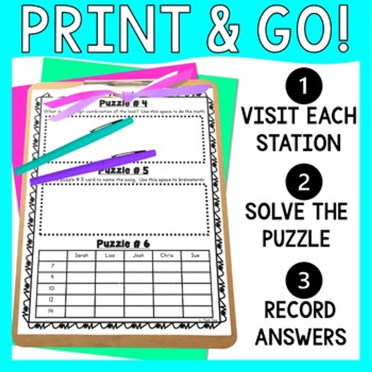 Team Building Escape Room - Teamwork Challenge - Back to School Activity