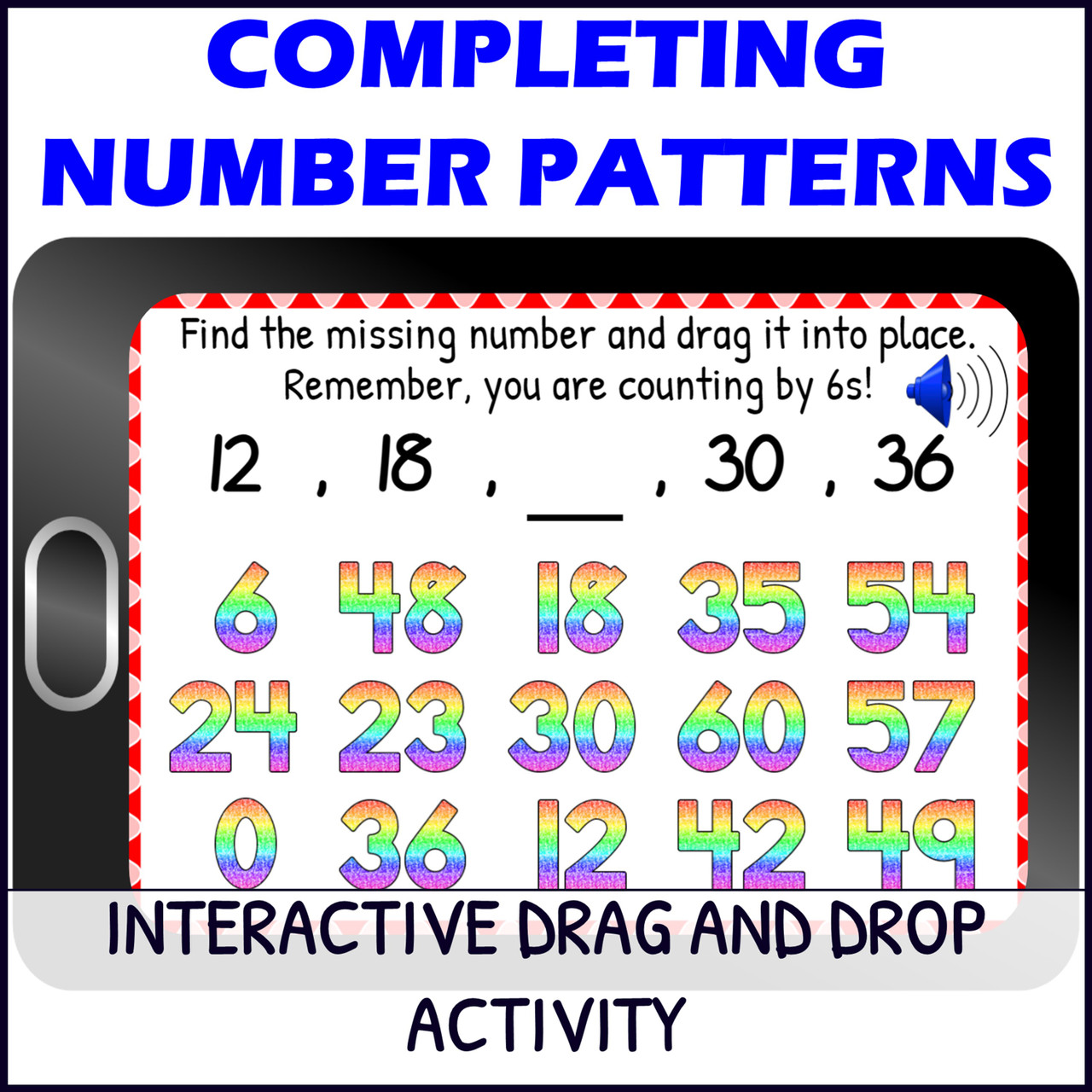 Skip Counting by 6s Introduction and Practice Activity - Digital Boom ...