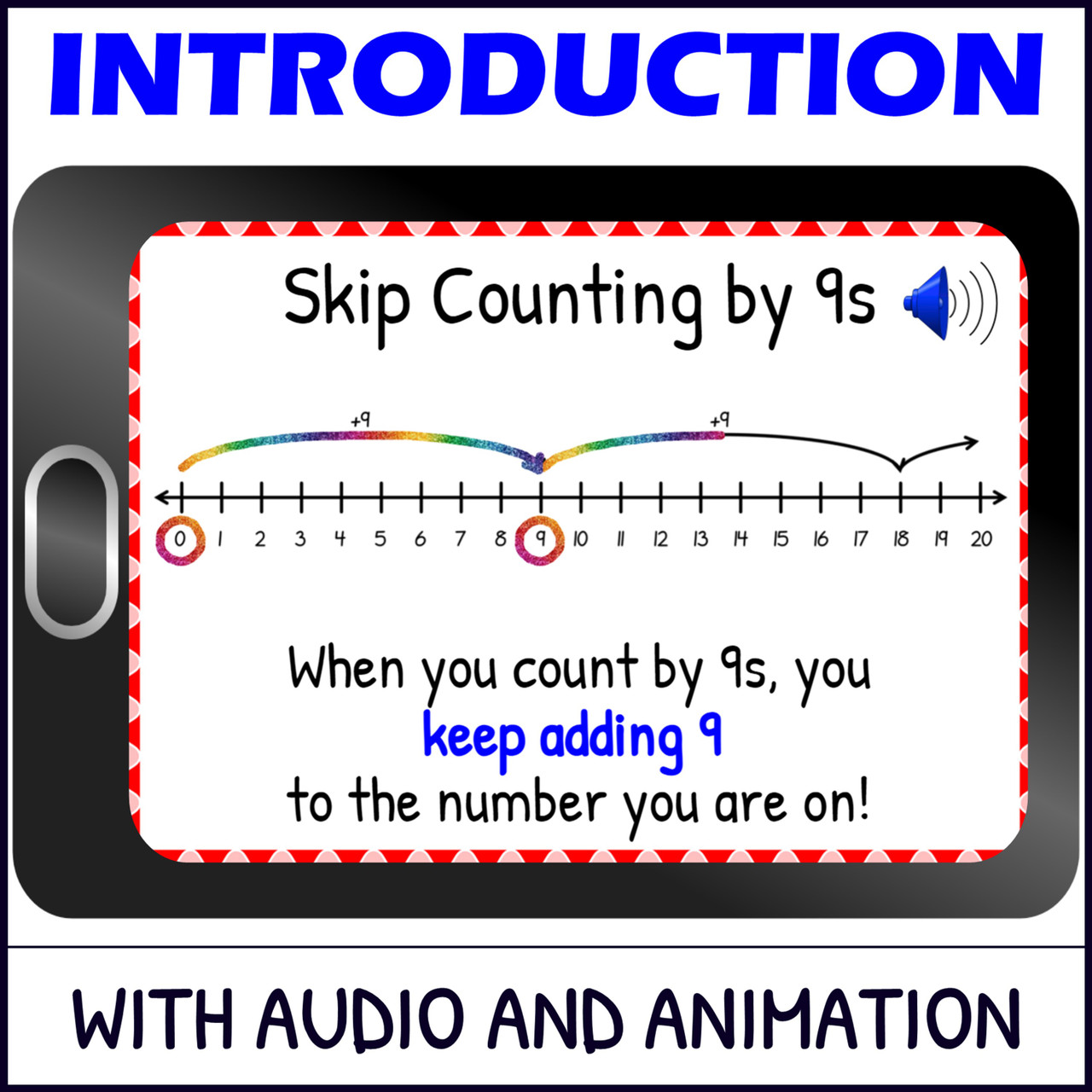 Skip Counting by 9s Introduction and Practice Activity - Digital Boom ...