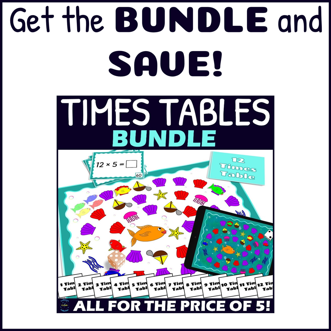 Multiplication Facts Fluency Game - 8 Times Table Review - Printable ...