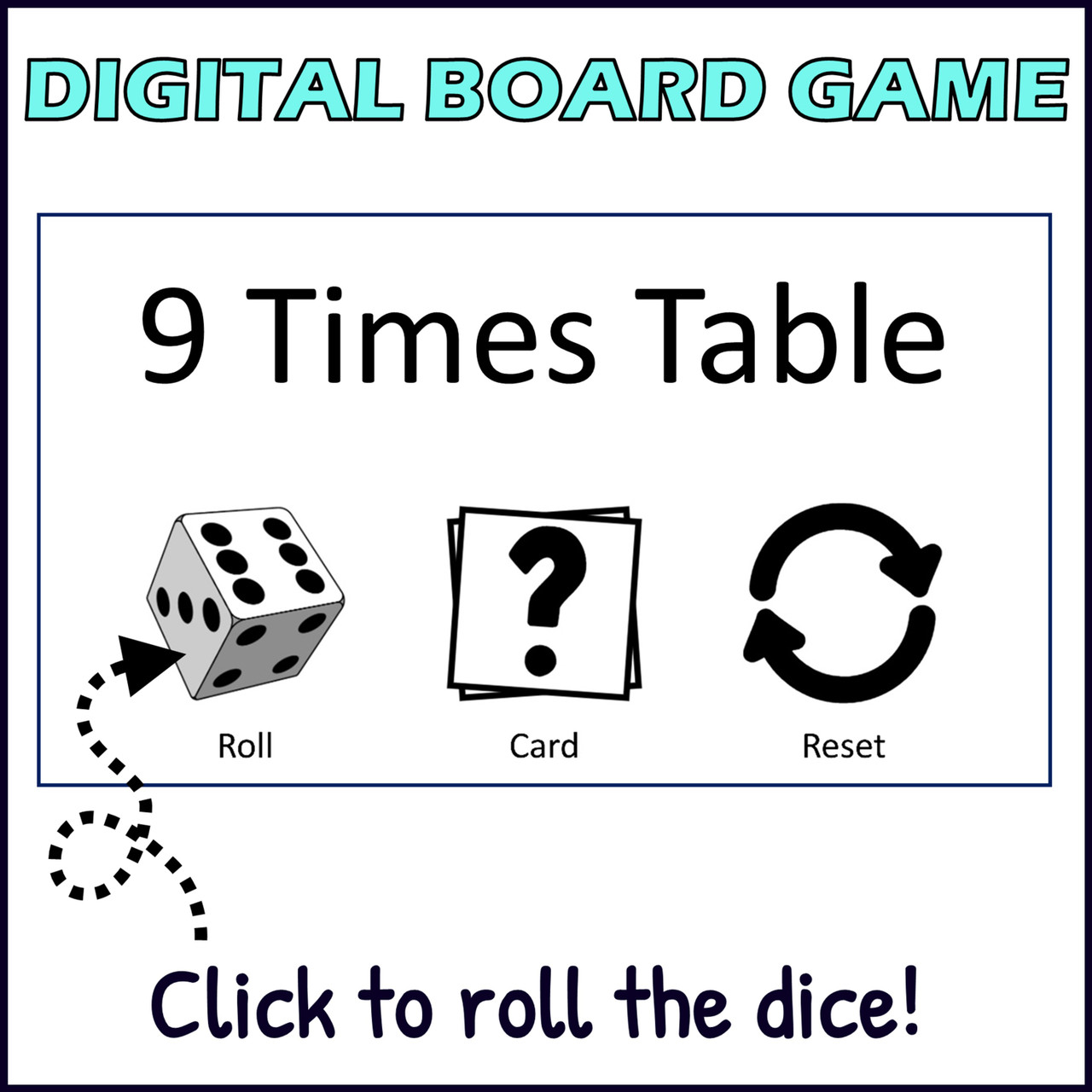Multiplication Facts Fluency Game - 9 Times Table Review - Printable ...