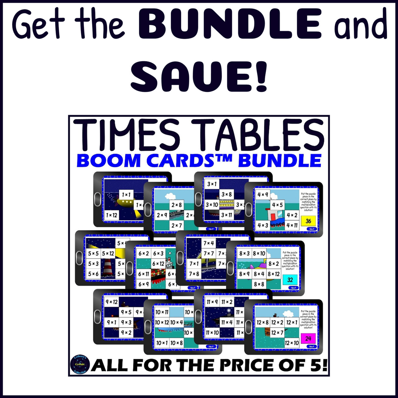 Multiplication Facts for 10 Times Table Practice - Mystery Pictures ...